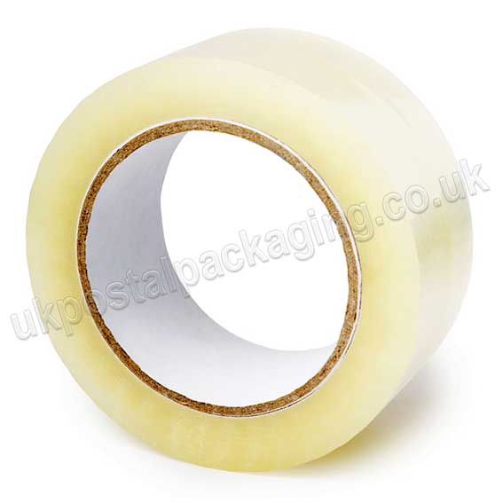 Clear Polypropylene Acrylic Packaging Tape, 48mm x 66m - UK Postal ...