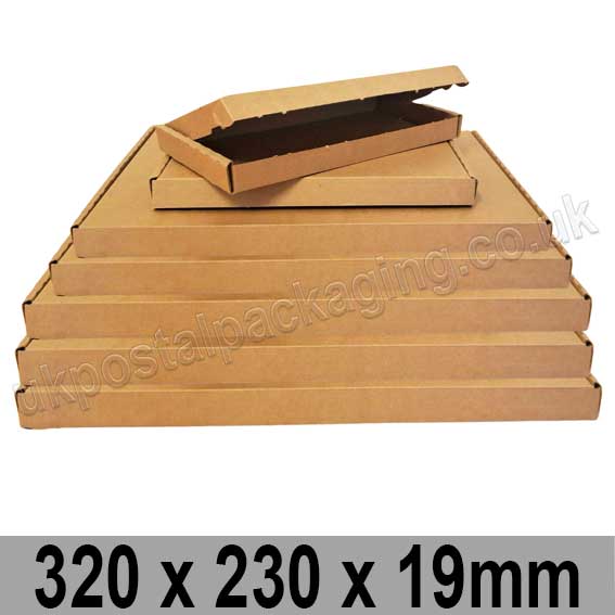 EzePack Brown 320 x 230 x 19mm Large Letter Box - per 20 boxes - UK ...