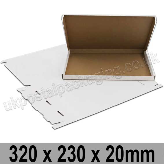 EzePack White 320 x 230 x 20mm Large Letter Box - per 20 boxes - UK ...